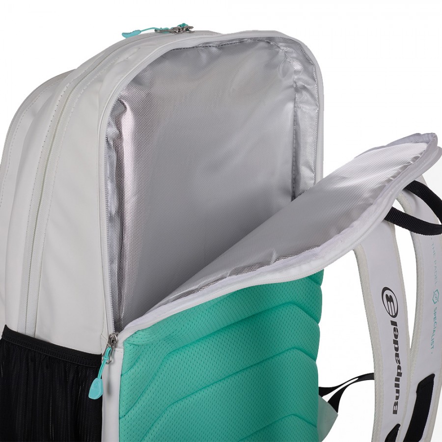 Bullpadel BPM25007 Vertex white padel backpack, thermal compartment ...